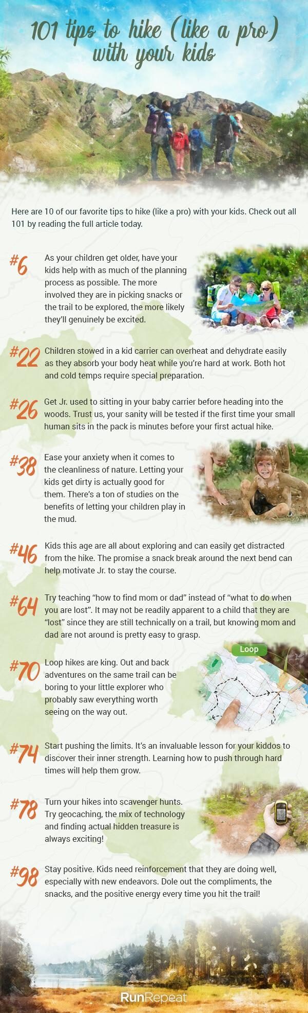 101 Tips to Hike (Like a Pro) With Your Kids | RunRepeat