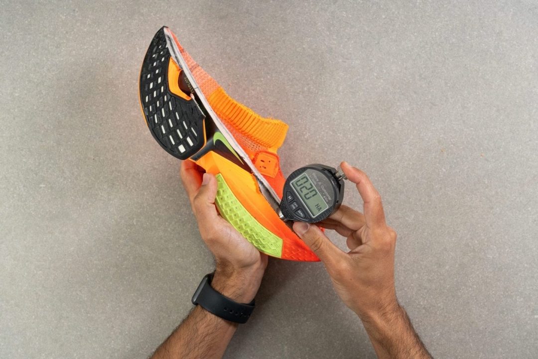 Why cutting running shoes in half is key to measuring midsole softness ...