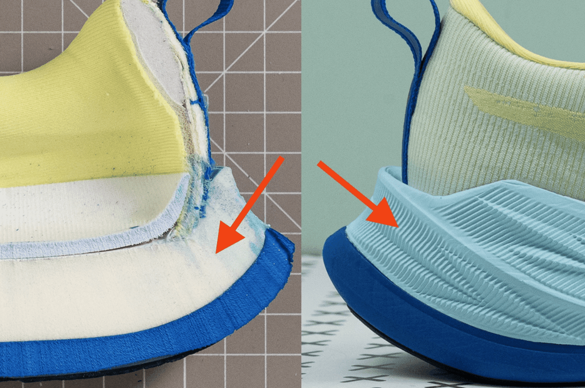 Why cutting running shoes in half is key to measuring midsole softness ...