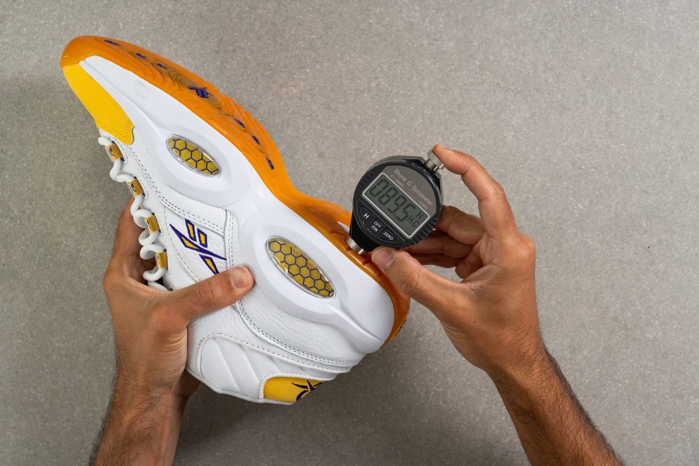 Cut in half: Reebok Question Mid Review | RunRepeat