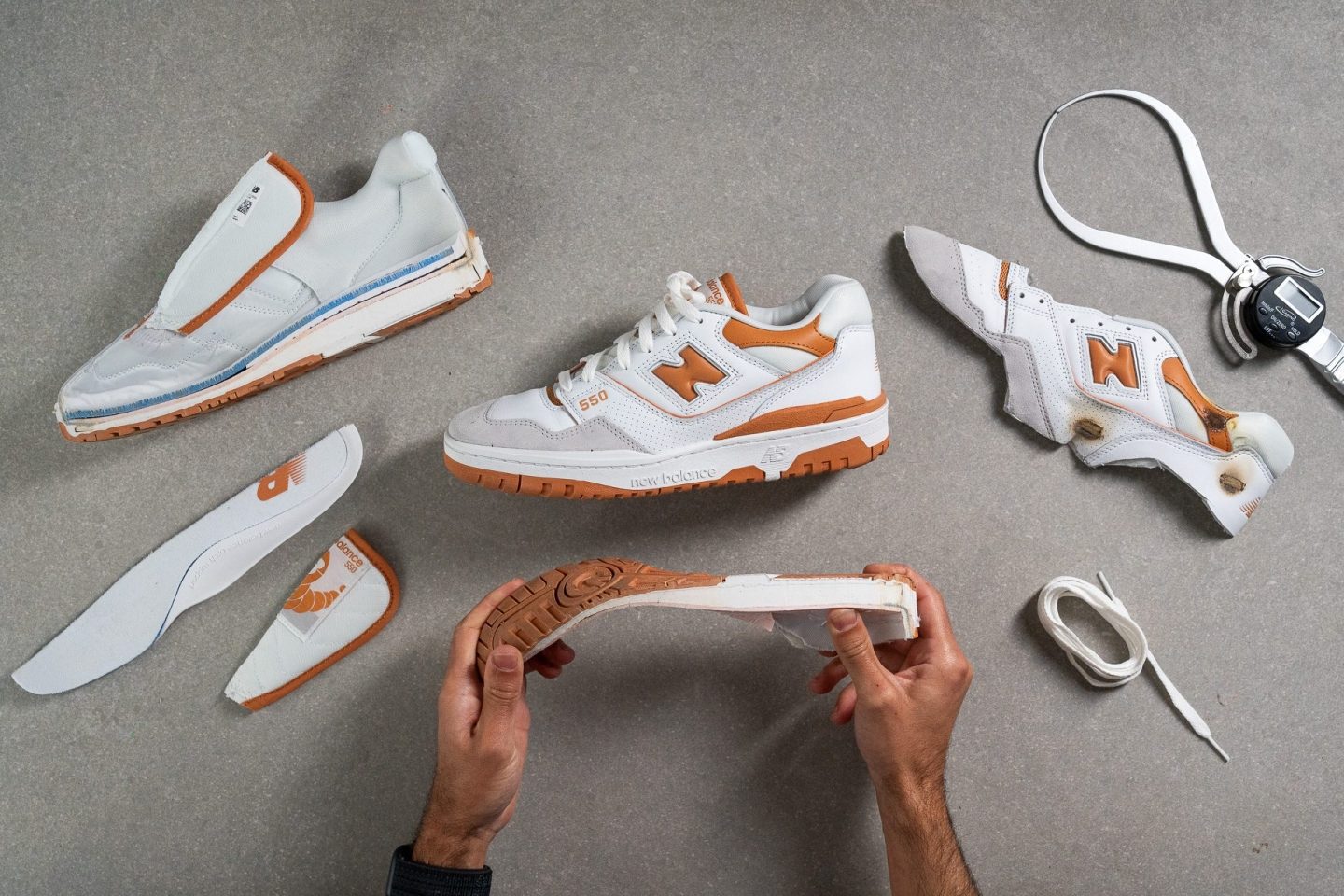 Cortadas por la mitad: Análisis y review de las New Balance 550 | RunRepeat