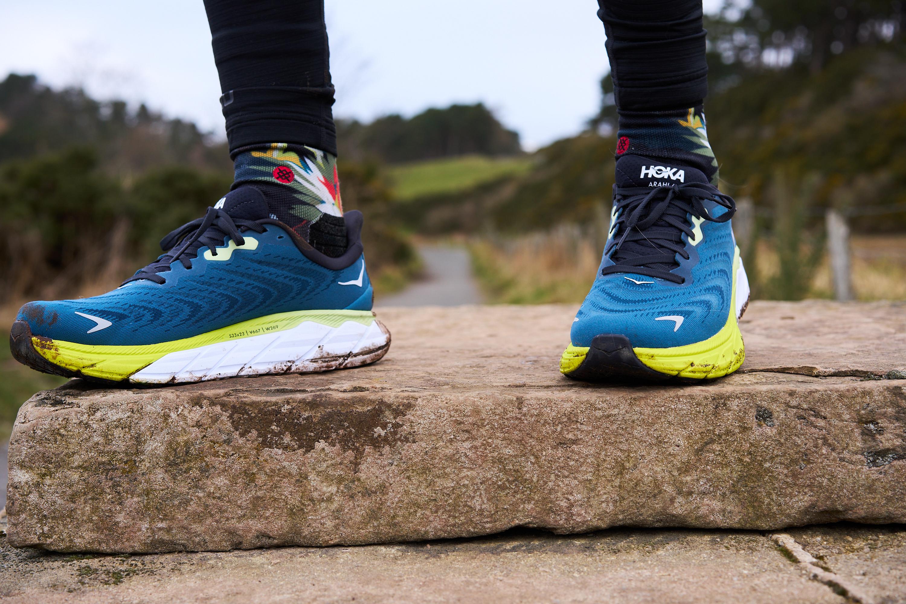 Cut In Half Hoka Arahi 6 Review RunRepeat