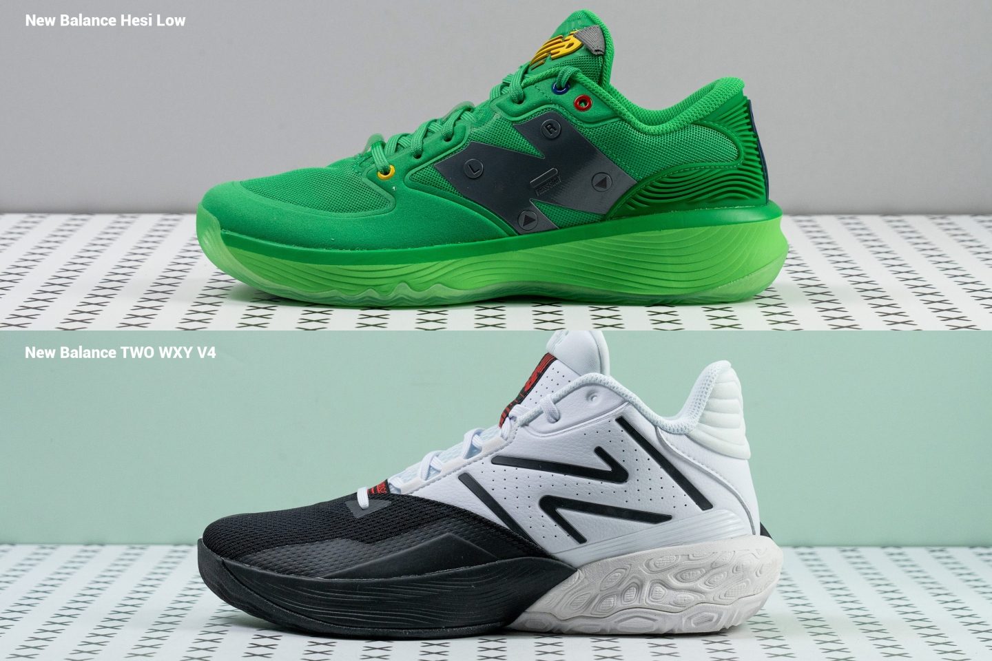 Cortadas por la mitad: Análisis y review de las New Balance Hesi Low ...