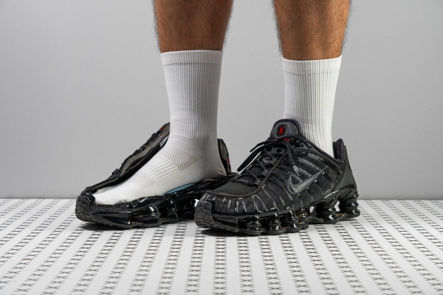 Cut in half: Nike Shox TL Review (2025) | RunRepeat