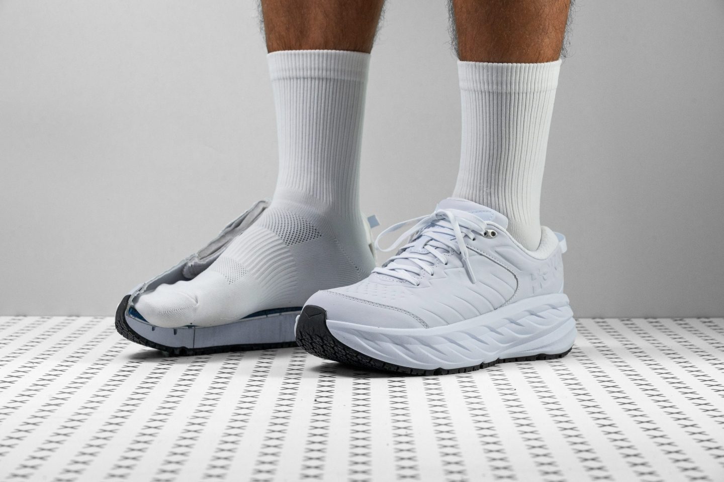 Cut in half: Hoka Bondi SR Review | RunRepeat