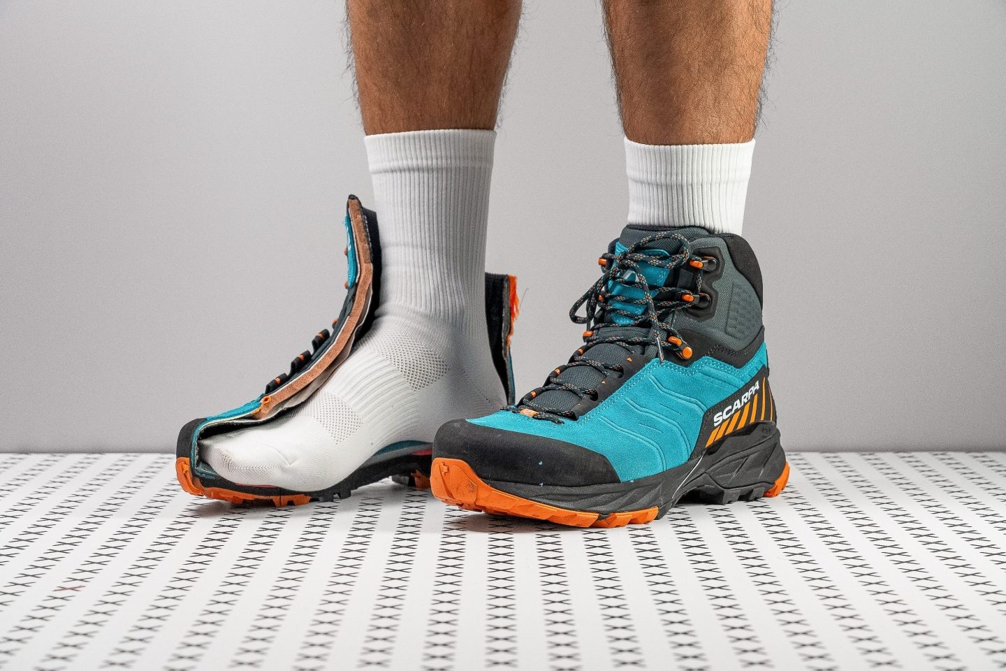 Cut in half: Scarpa Rush TRK GTX Review | RunRepeat