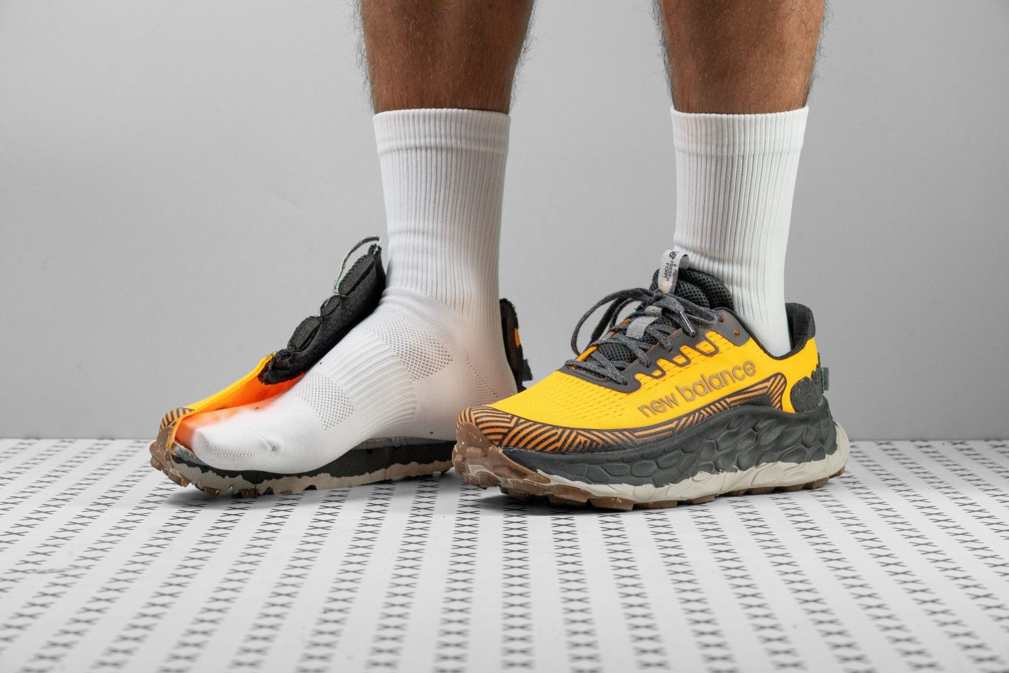 Cut in half: New Balance Fresh Foam X More Trail v3 Review | RunRepeat