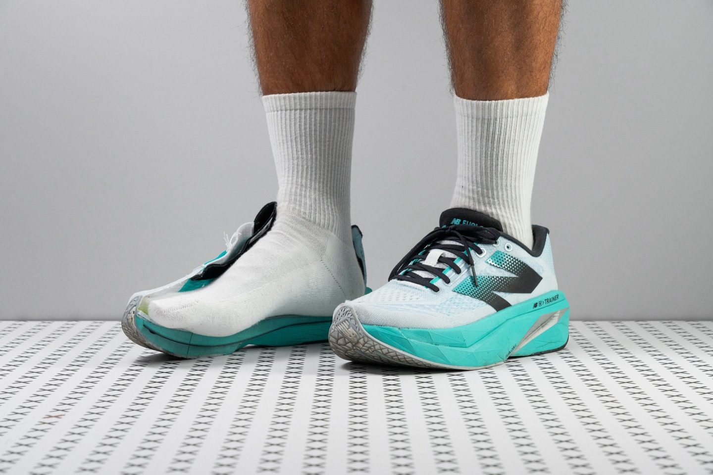 Cut in half: New Balance FuelCell SuperComp Trainer v3 Review | RunRepeat