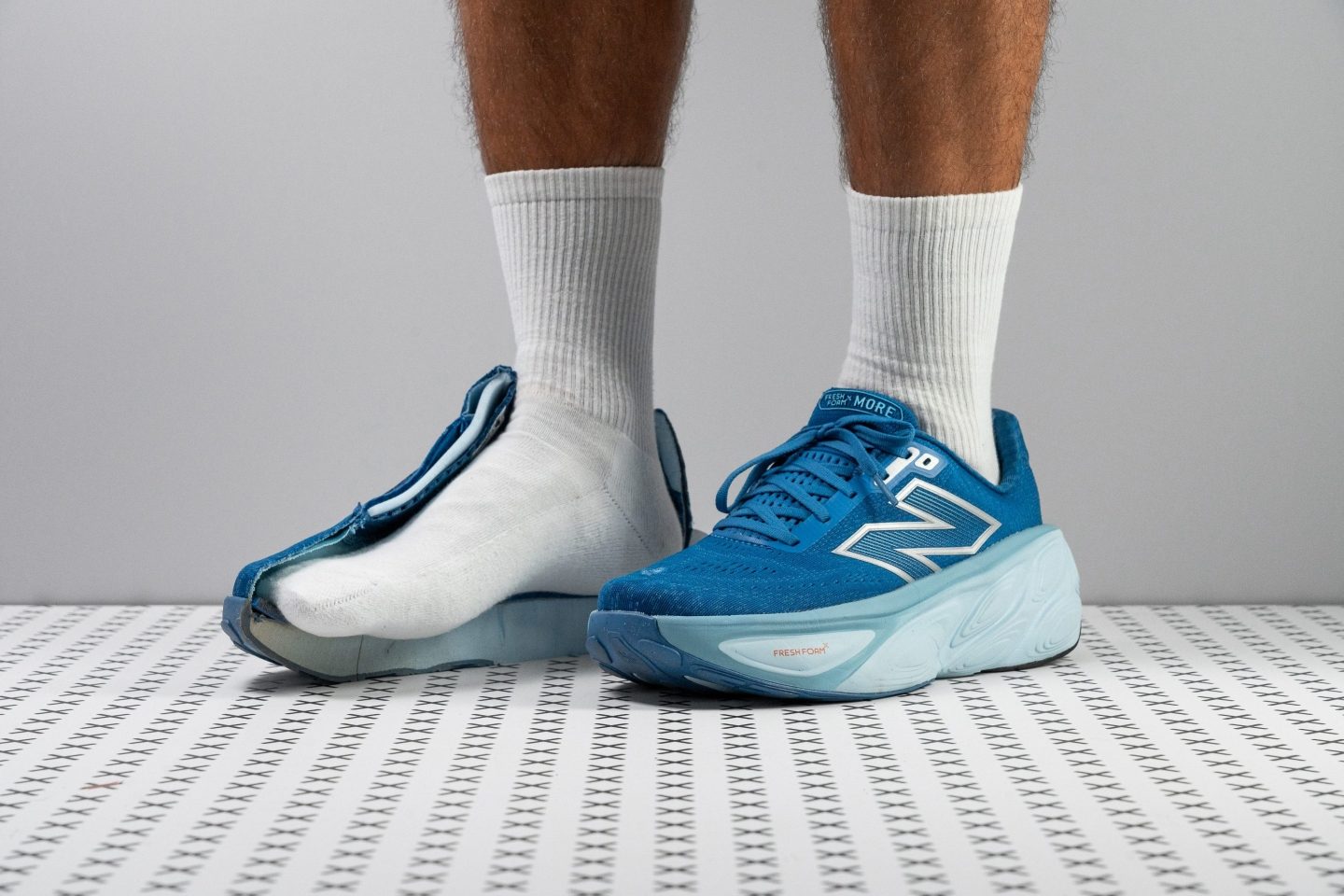 Cut in half: New Balance Fresh Foam X More v5 Review (2024) | RunRepeat