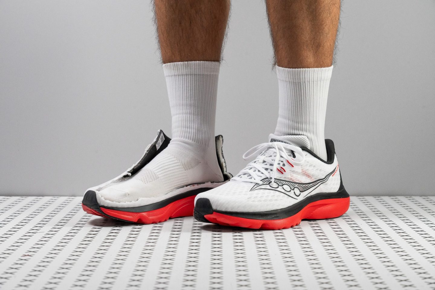 Cut in half: Saucony Kinvara 16 Review (2026) | RunRepeat